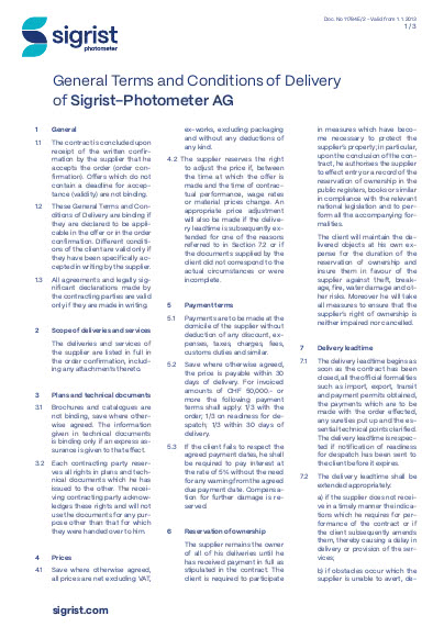 Home | Sigrist-Photometer - Swiss Made